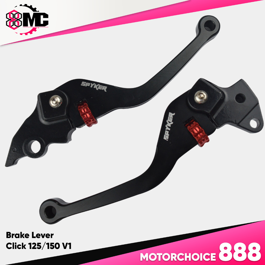 SPYKER Brake Lever for Honda Click Version 1 Made in Thailand | Shopee ...