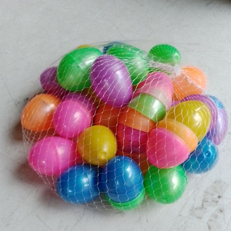 mini plastic eggtoys for kids(itlog pugo) /1.5inch 30pcs/pack | Shopee ...