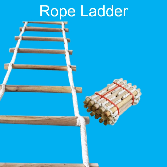 10m 20m Fire Escape Rope Ladder For Household Inspection Resin Training ...