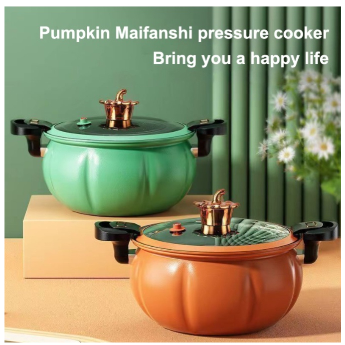 8L Pressure Cooker Pumpkin Pot Cooking Pots Kitchen Cookware | Shopee ...