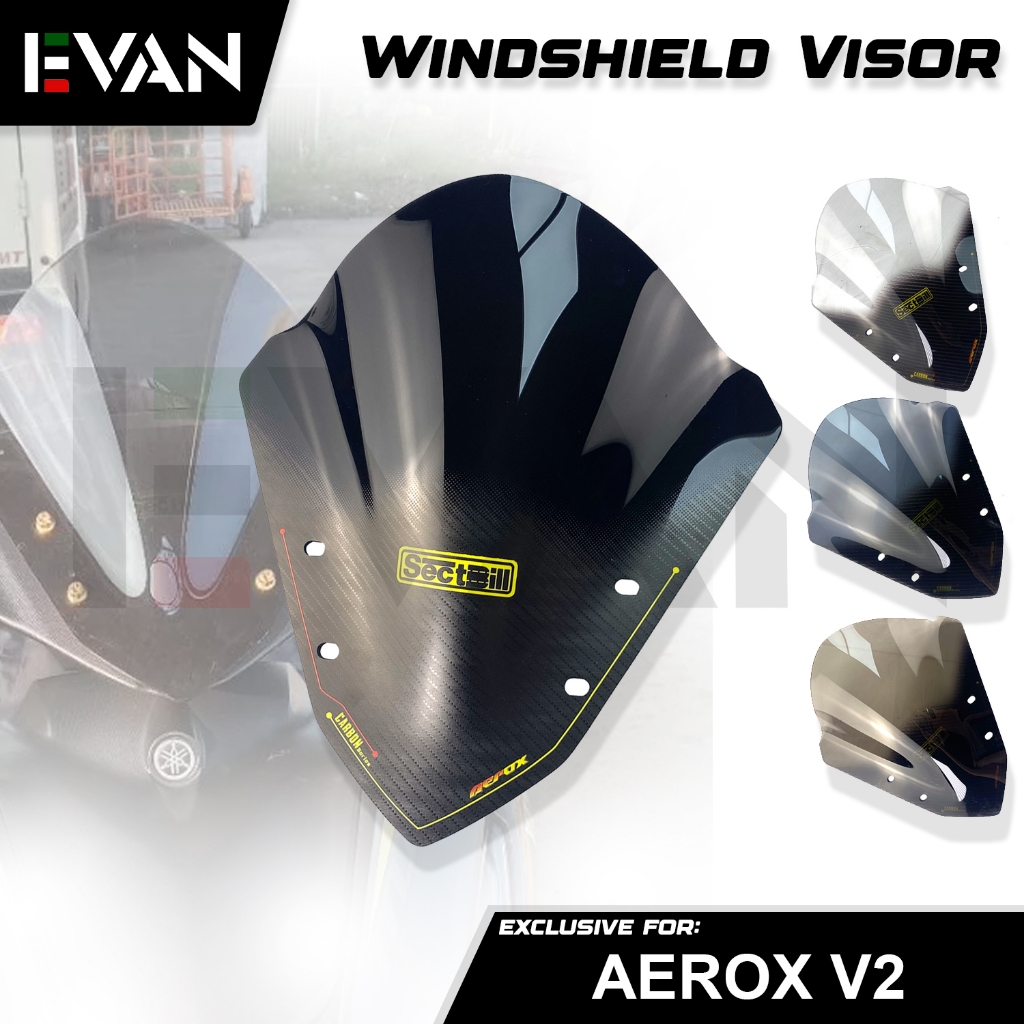 Sectbill Windshield Visor for Yamaha Aerox 155 V2 | Shopee Philippines