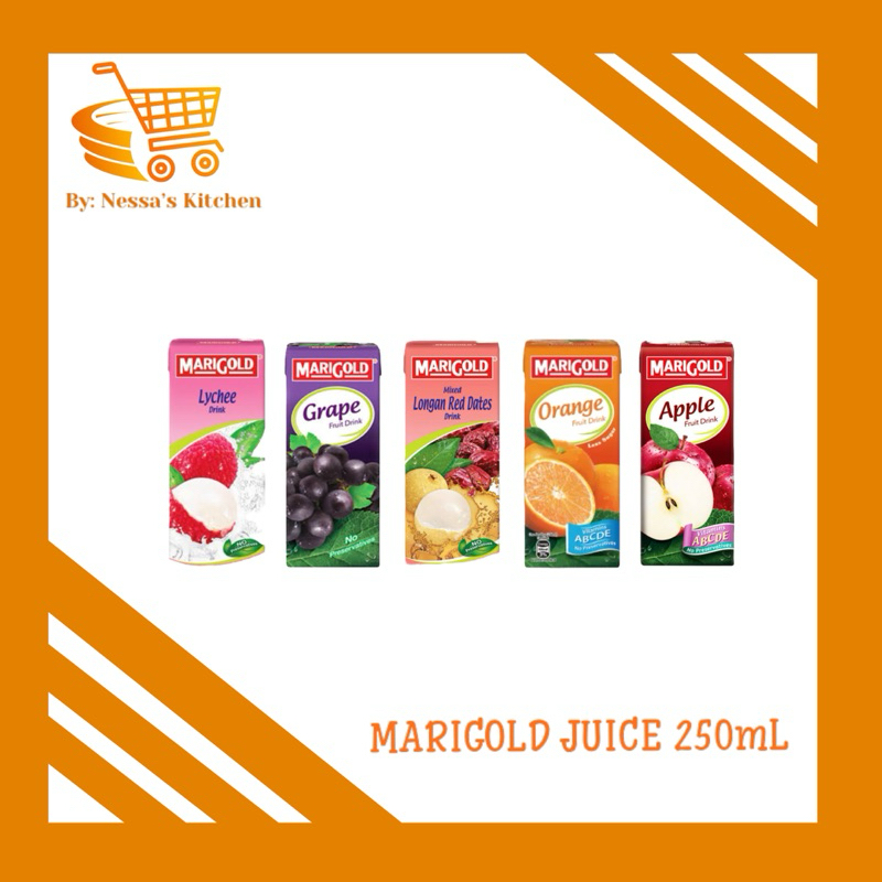 Singapore Marigold Grapes Apple Orange Lychee Juice 250mL [ N-Mart by ...