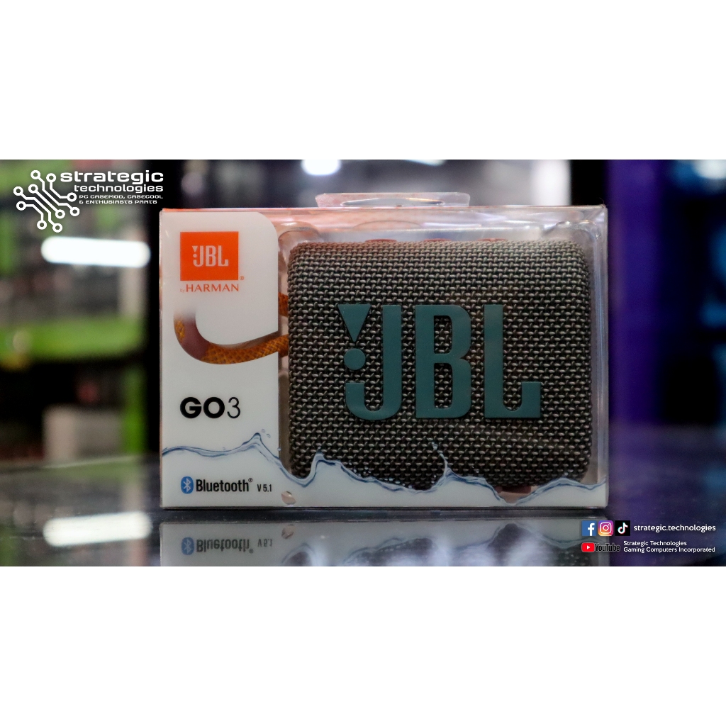 JBL Go 3 Portable Waterproof Speaker | Shopee Philippines