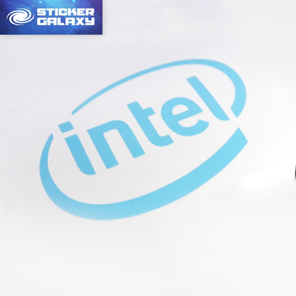 Intel WATERPROOF STICKER for pc gamer for pc case, laptop, cellphone ...