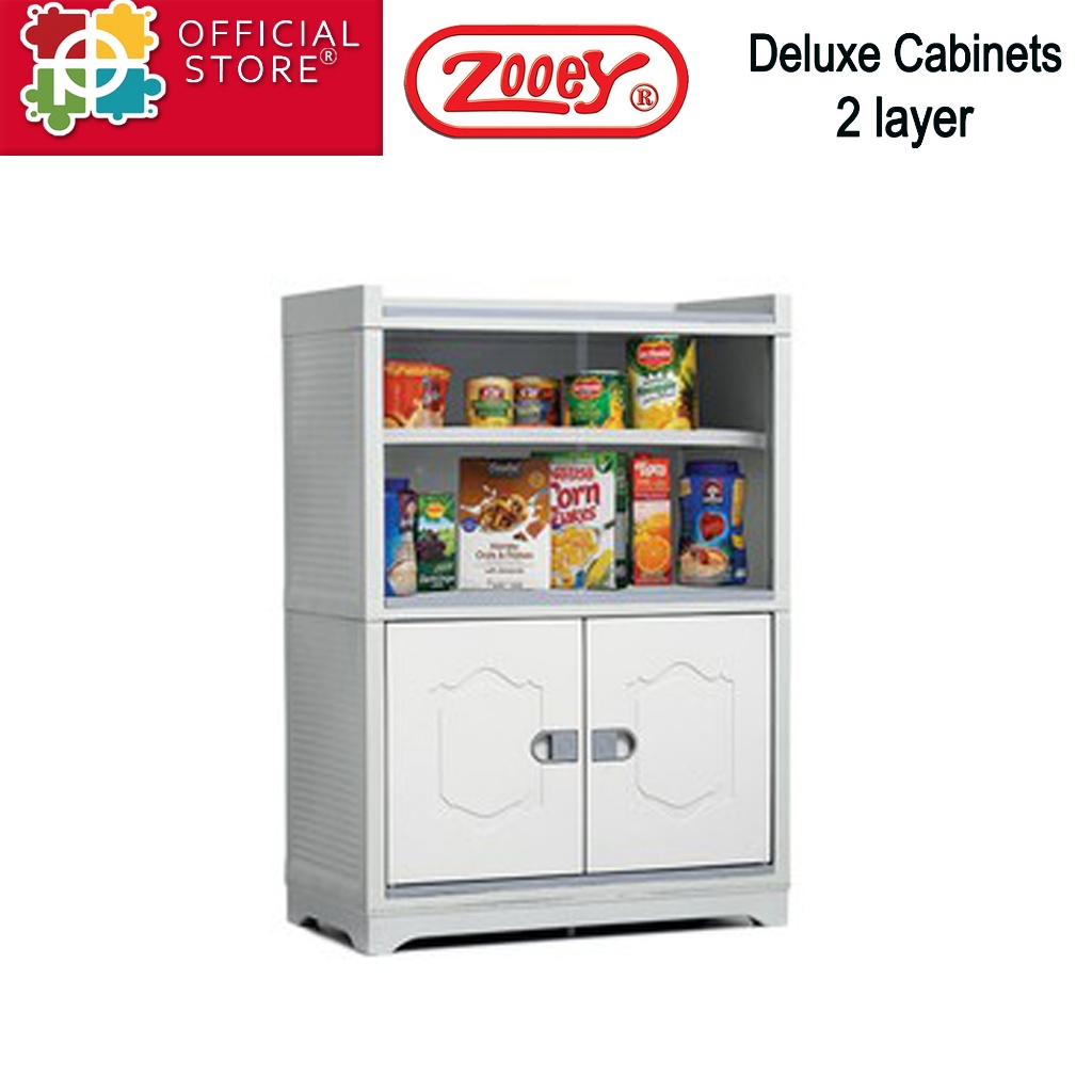 Zooey Deluxe Cabinet 2layer Display Cabinet | Shopee Philippines