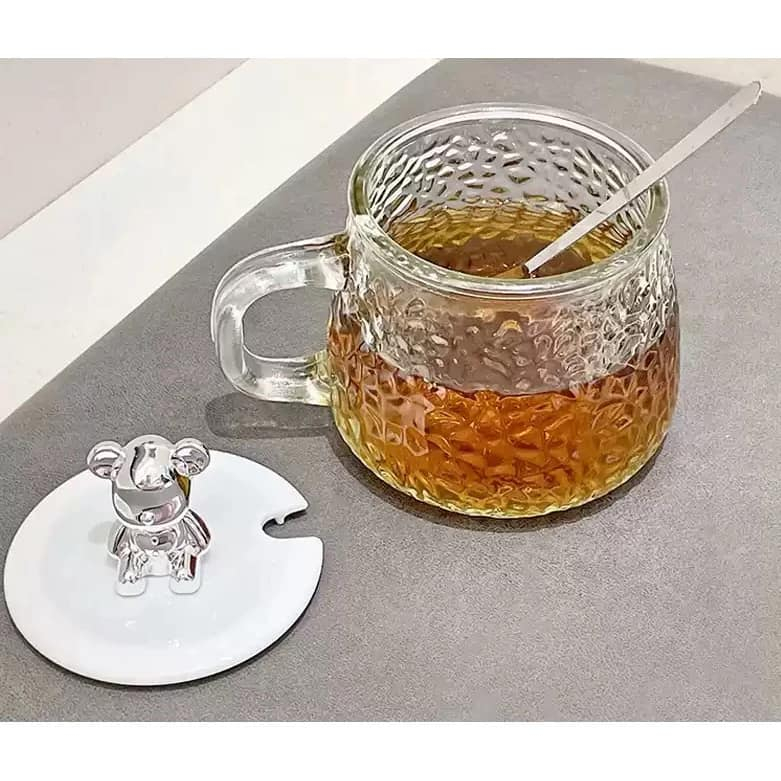 GLASS MUG HANDLE CUP | Shopee Philippines