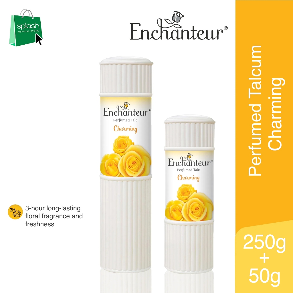 Enchanteur Perfumed Talcum Charming 250g FREE Enchanteur Perfumed ...
