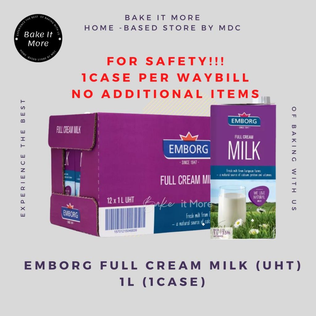Emborg Full Cream Milk 3.5% 12L| READ DESCRIPTION!!! | Shopee Philippines
