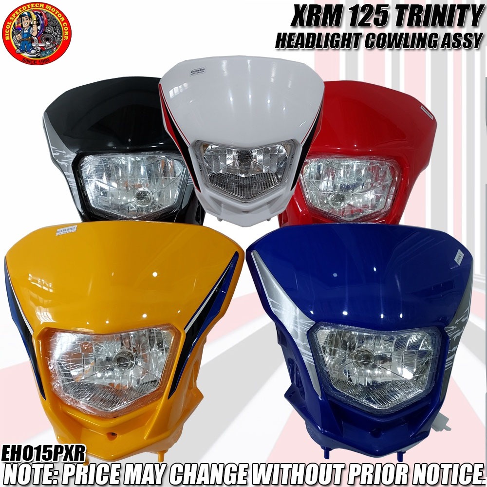 XRM 125 TRINITY HEADLIGHT COWLING ASSY (EH015PXR) | Shopee Philippines