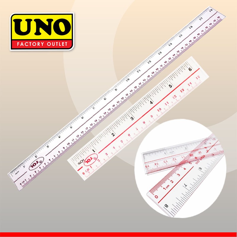 Joy Transparent Plastic Ruler 18'' | Shopee Philippines