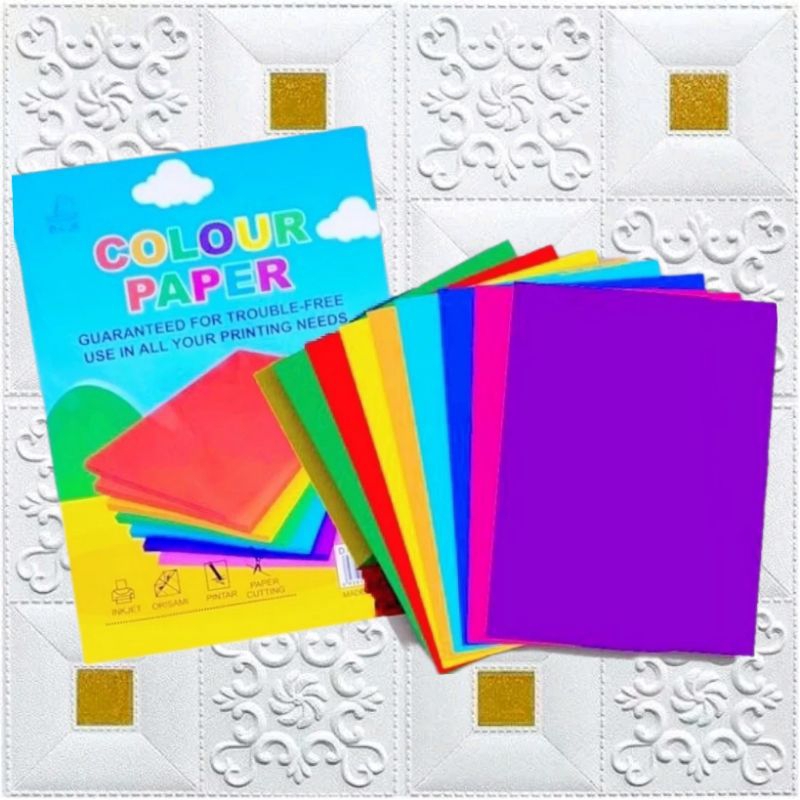50 PCS PINOY COLOUR PAPER 230x305mm (School Supplies) | Shopee Philippines
