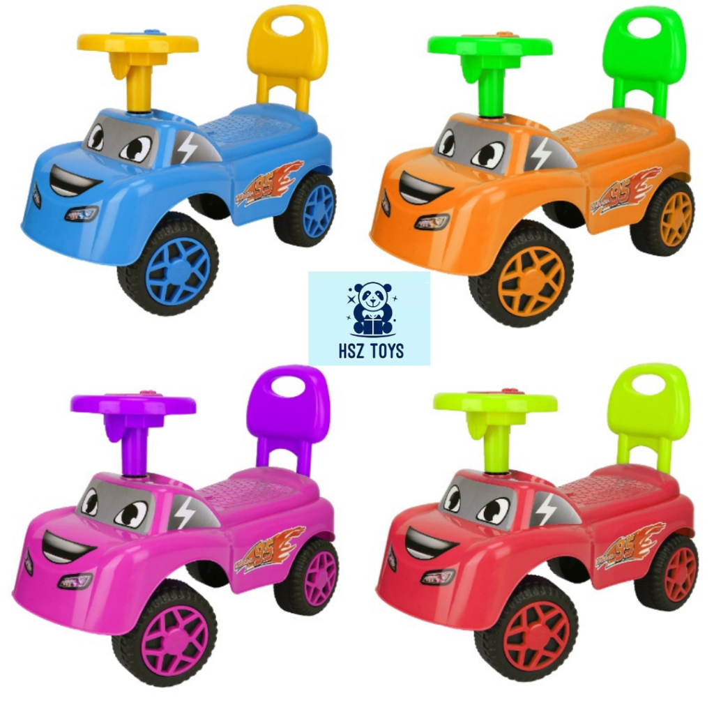 HSz Mega Car Kiddie Toon Car Ride on Car for Kid's 4 Wheels Baby Toy ...