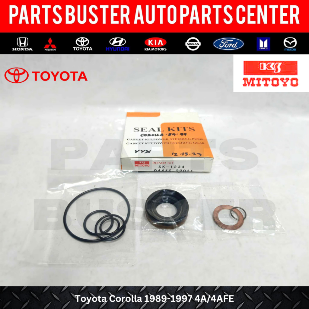 Power Steering Pump Repair Kit for Toyota Corolla 1989-1997 1.6 4AF ...