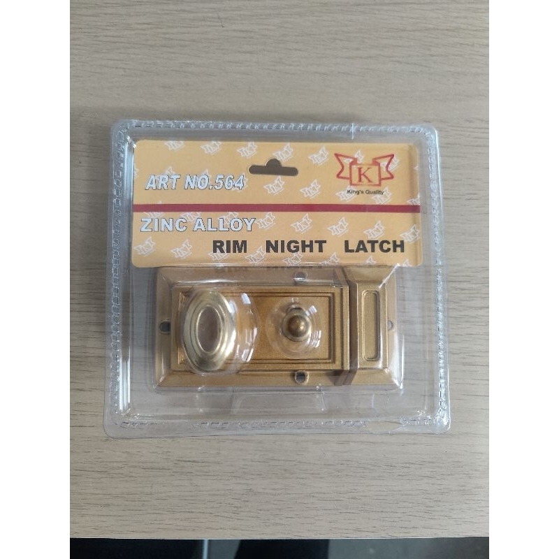 Brass Doorknob Rim Night Latch For Gate. | Shopee Philippines