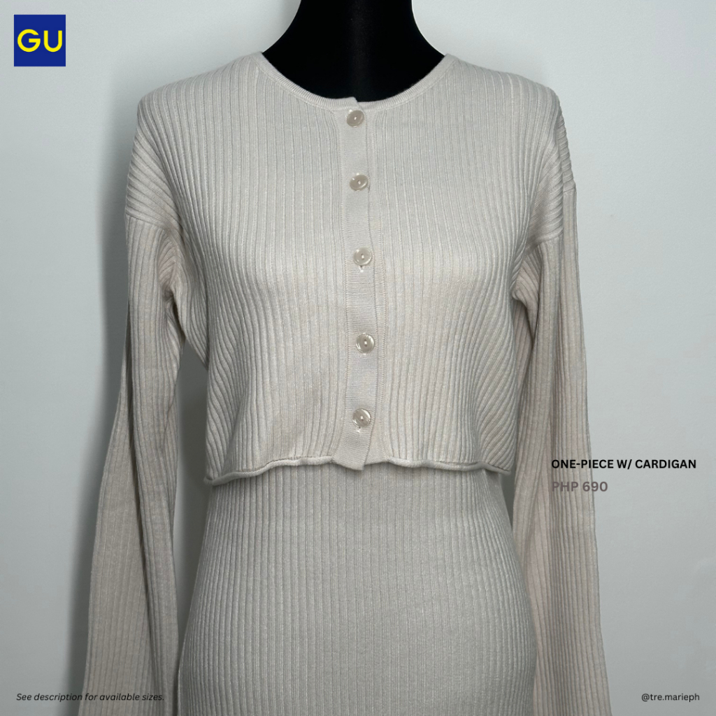 GU One-piece w/ Cardigan | Shopee Philippines