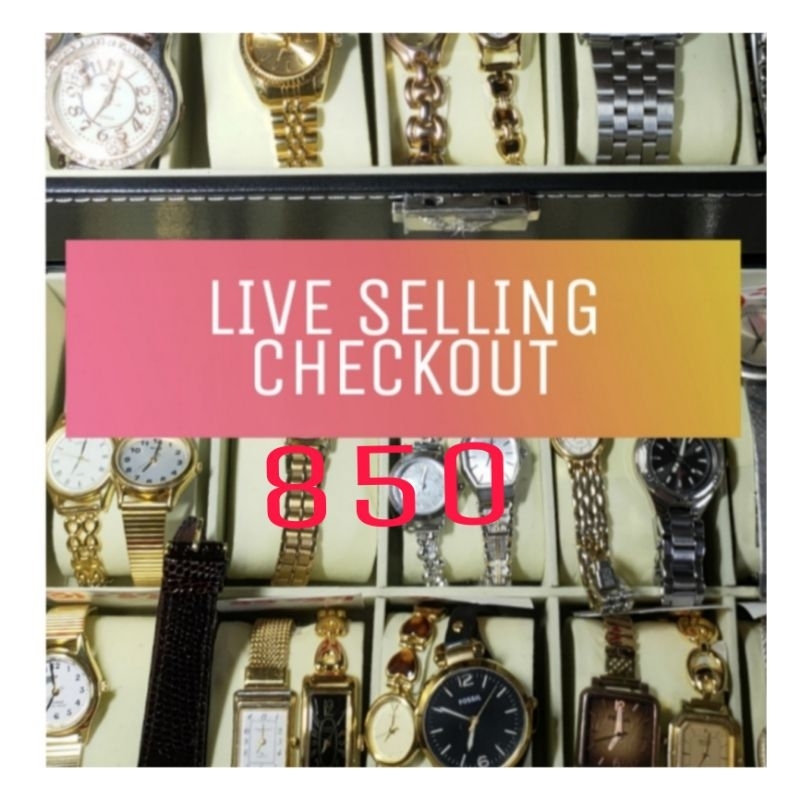 Live Selling Check Out Preloved Japan Watch | Shopee Philippines