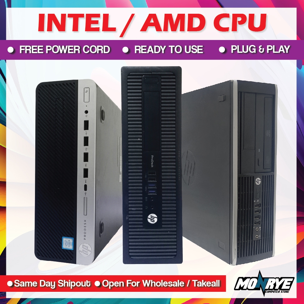 DESKTOP CPU INTEL AMD i7 i5 i3 | Shopee Philippines