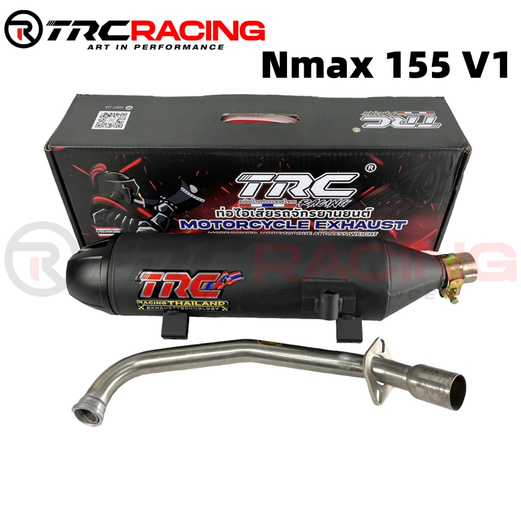 TRC Racing Yamaha Nmax v1 Power Pipe Muffler Exhaust with Removable ...