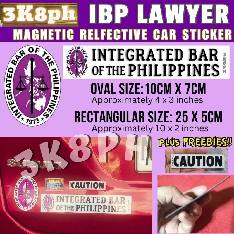 IBP 3M REFLECTIVE STICKER & IBP REFLECTIVE MAGNETIC CAR STICKER ...