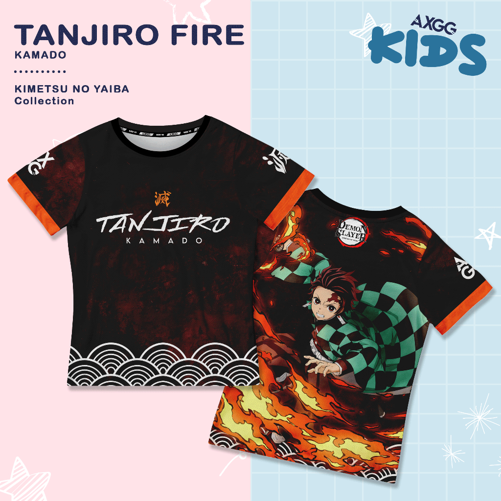 AXGG Kids - ' Demon Slayer Kimetsu no Yaiba ' Anime Unisex Shirt for ...