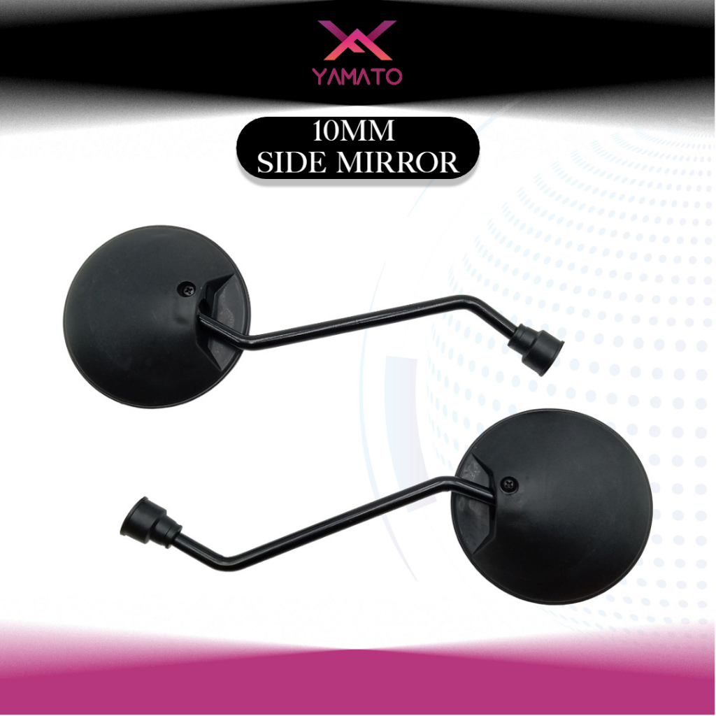 YAMATO MOTORCYCLE 10MM SIDE MIRROR UNIVERSAL | Shopee Philippines