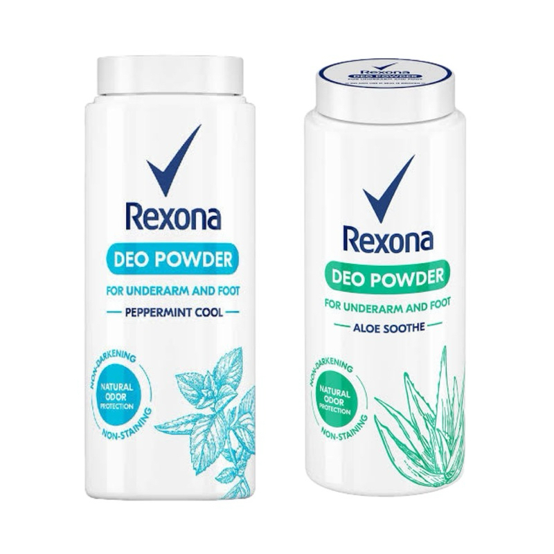 Rexona Deo Powder for Underarm and Foot 80g SCRATCHED LABEL | Shopee ...