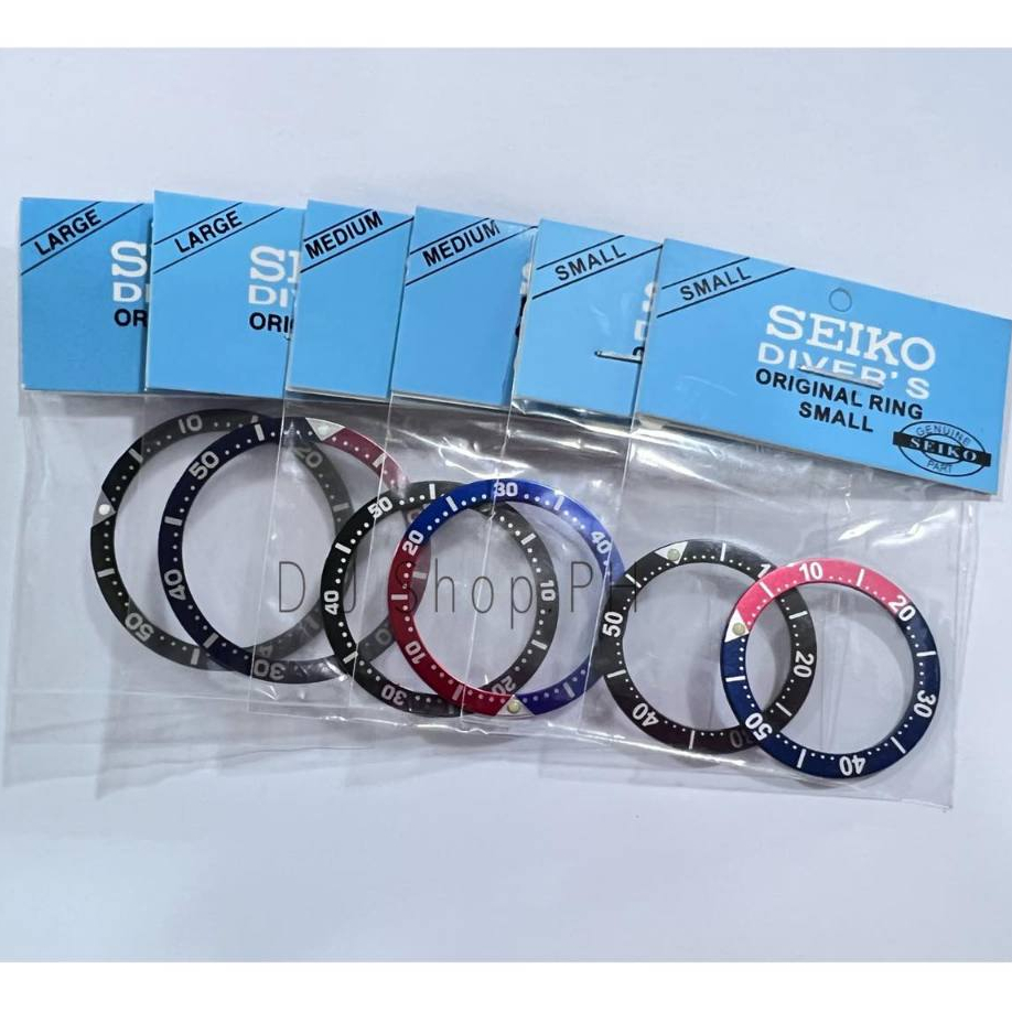 Original Seiko Divers Bezel Ring 10Bars (Large / Medium/Small) | Shopee ...