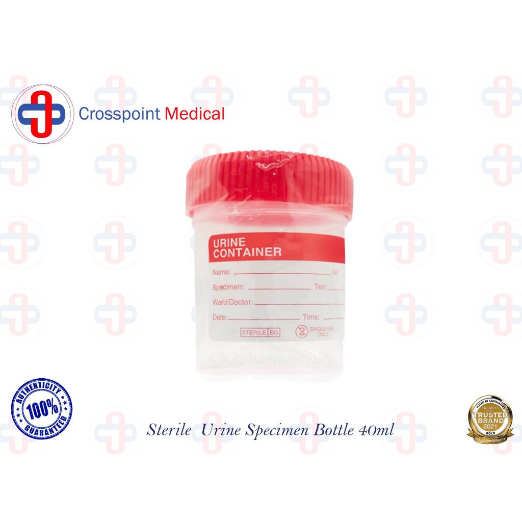 Specimen container Stool with Spoon Sterile plastic screw cap | Shopee ...