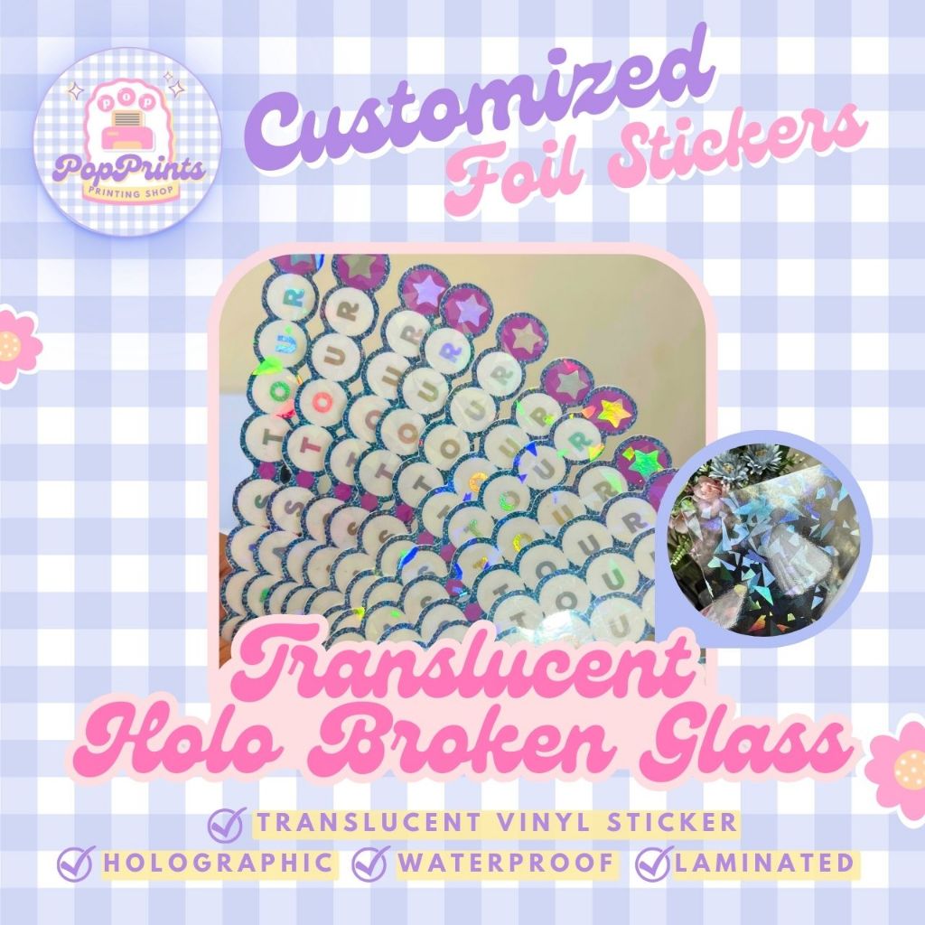 Customized FOIL Stickers | Foil and Color Print Combination Available ...