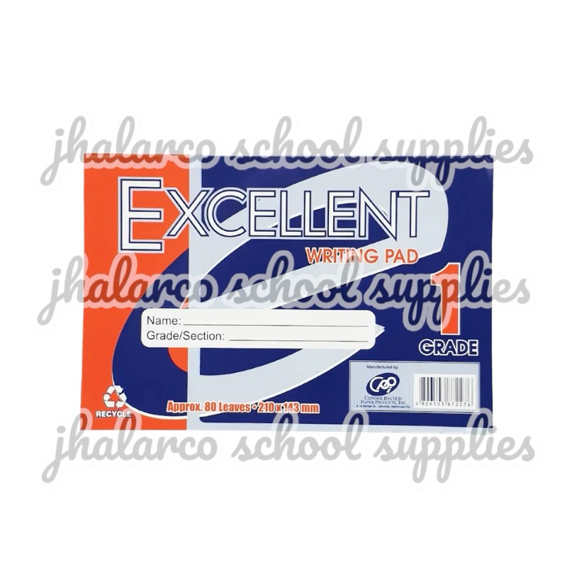 Excellent pad paper 1-2-3-4 (5pads) | Shopee Philippines