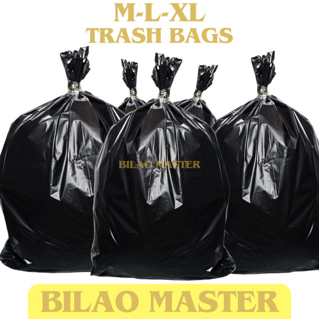 Garbage Bag Trash Bag M, L, XL Per Roll | Shopee Philippines