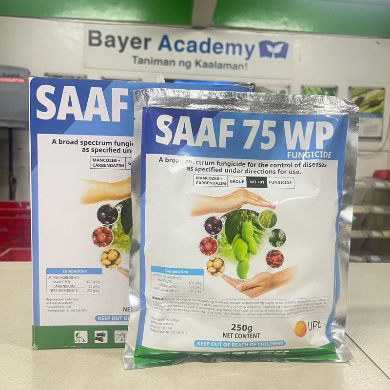 SAAF 75WP FUNGICIDE | MANCOZEB + CARBENDAZIM | SOLD PER 250grams pack ...