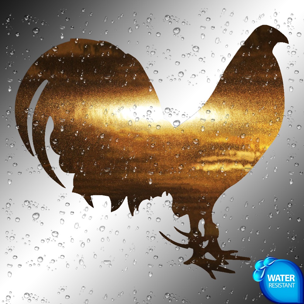 Stickers | (1X) Fighting Cock Rooster Gamefowl V2 | All weather die-cut ...