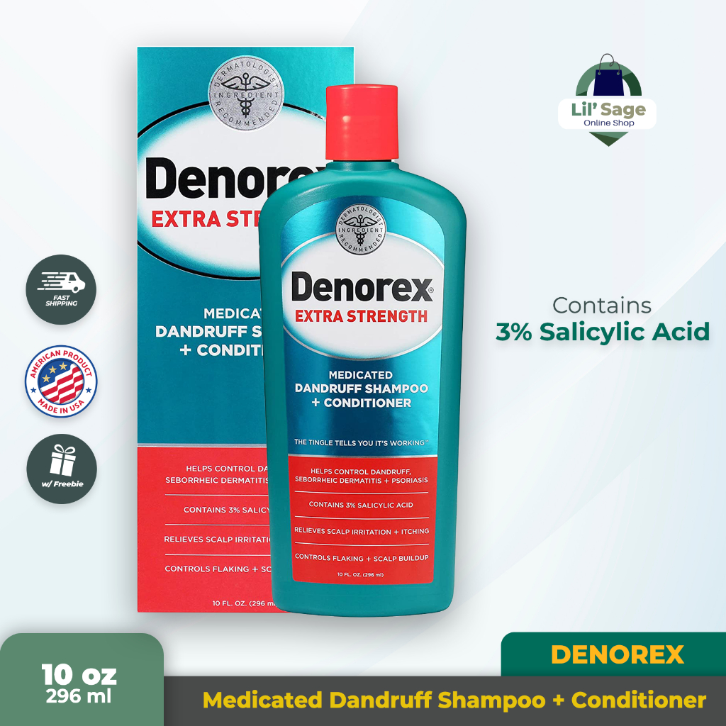 Denorex Extra Strength Dandruff Shampoo 10 oz | Shopee Philippines