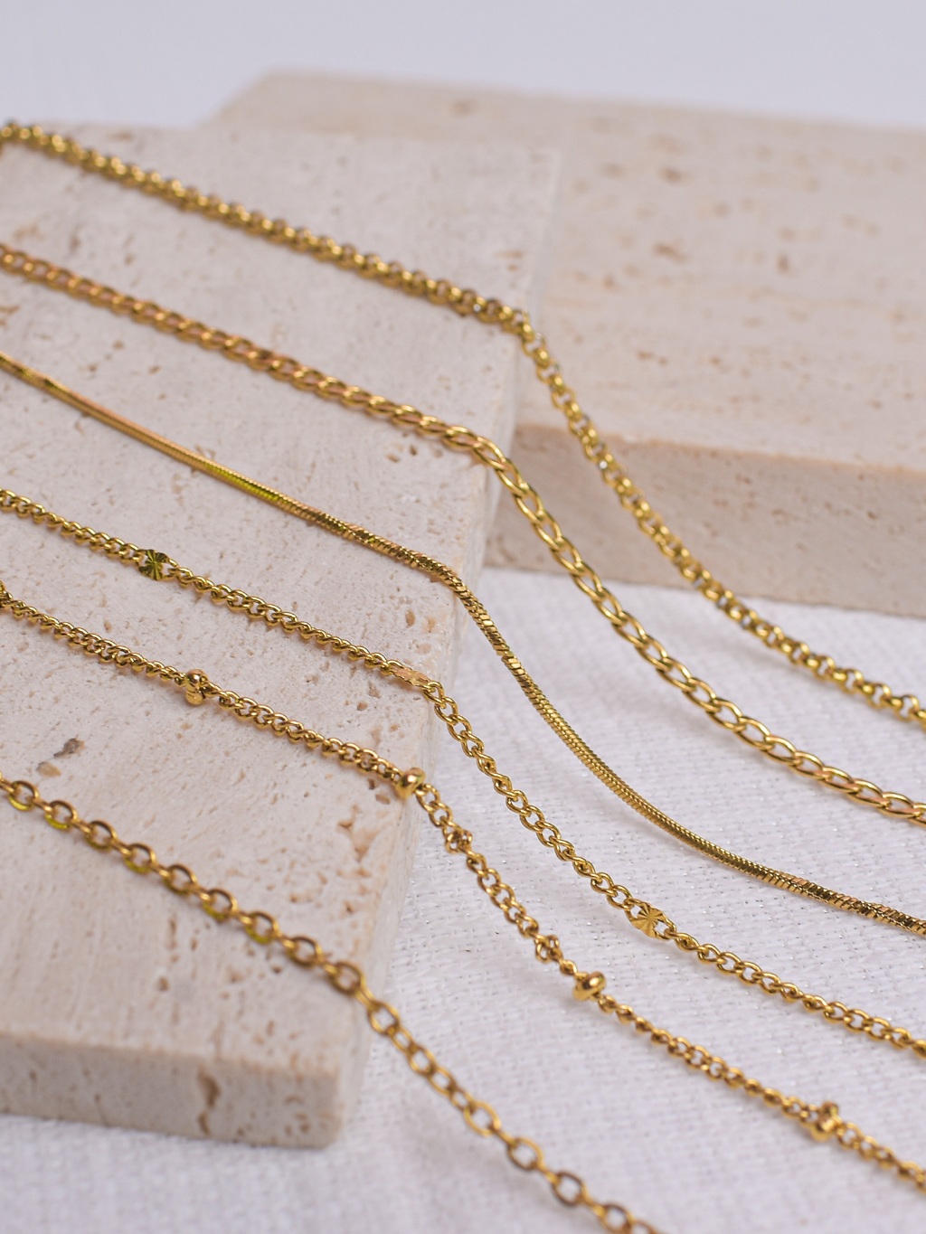 Gold Chain, 22 inches Necklace Chain, Stainless Steel Gold Chain ...