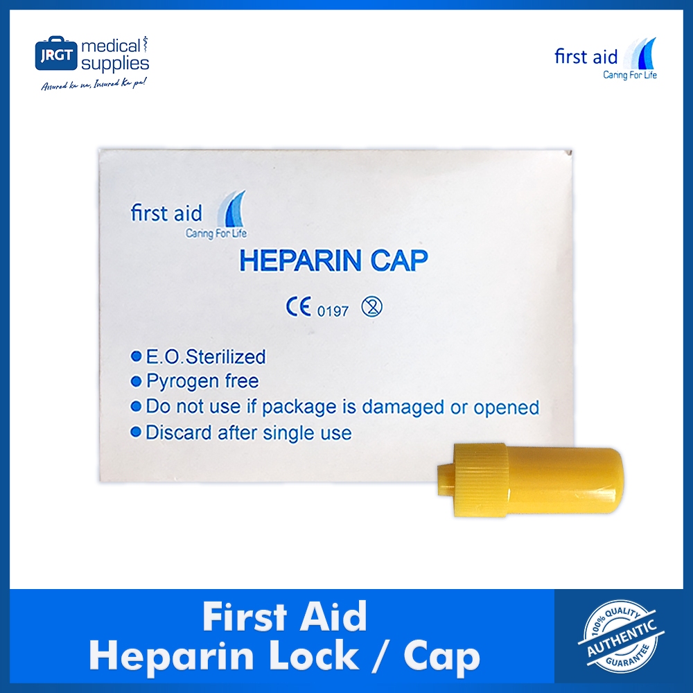 First Aid Heparin Lock/Cap - Hep Lock/Hep Cap (1 PIECE) | Medical ...