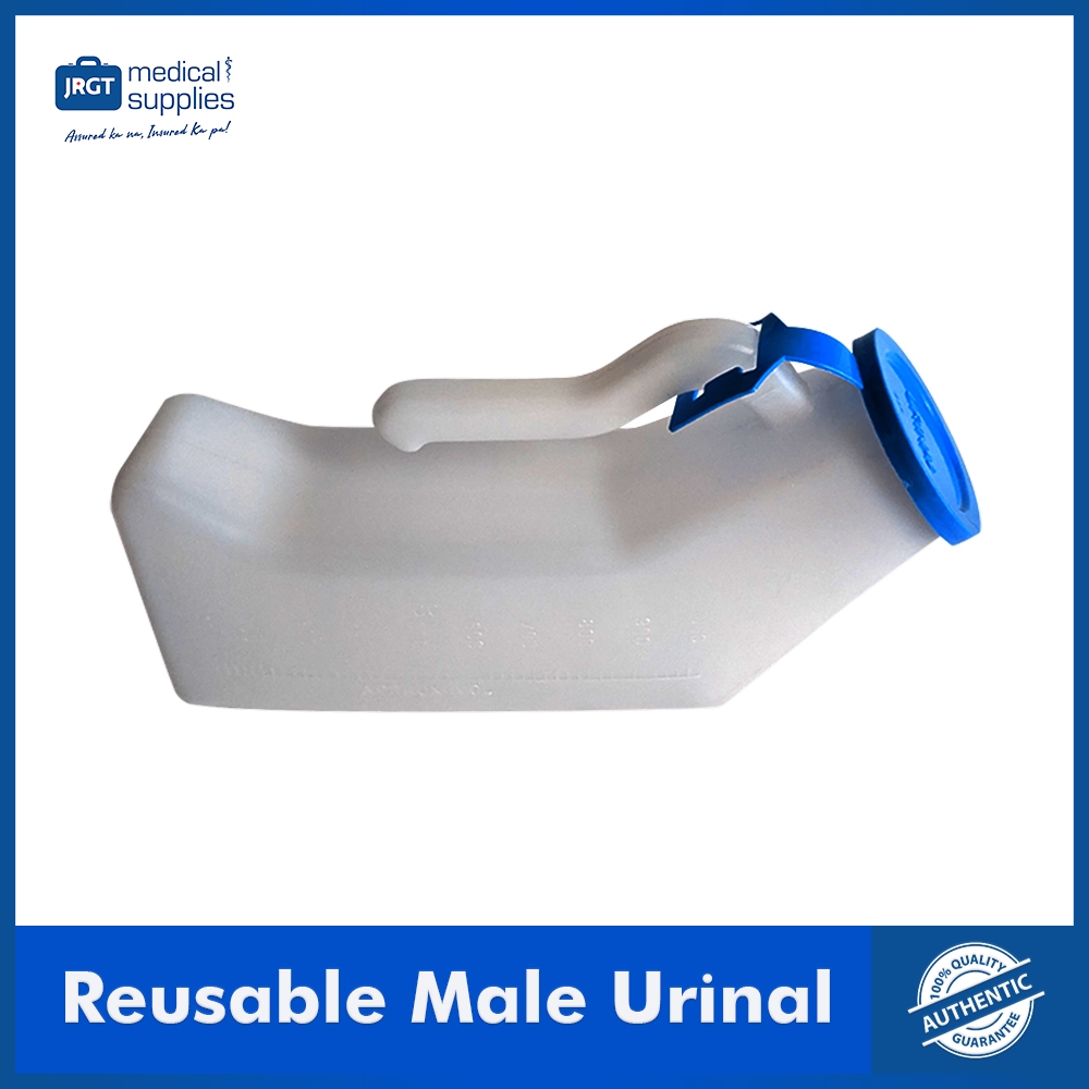 Reusable Indoplas Male Urinal (Blue Cap) | Portable Urinal for Men ...