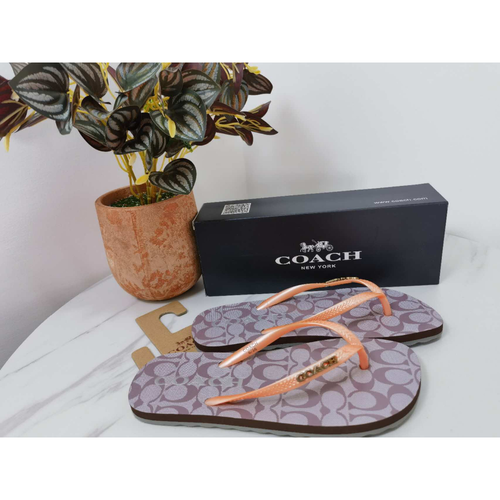 USA Coach high-grade flip-flops, beach slippers, women's slippers with ...