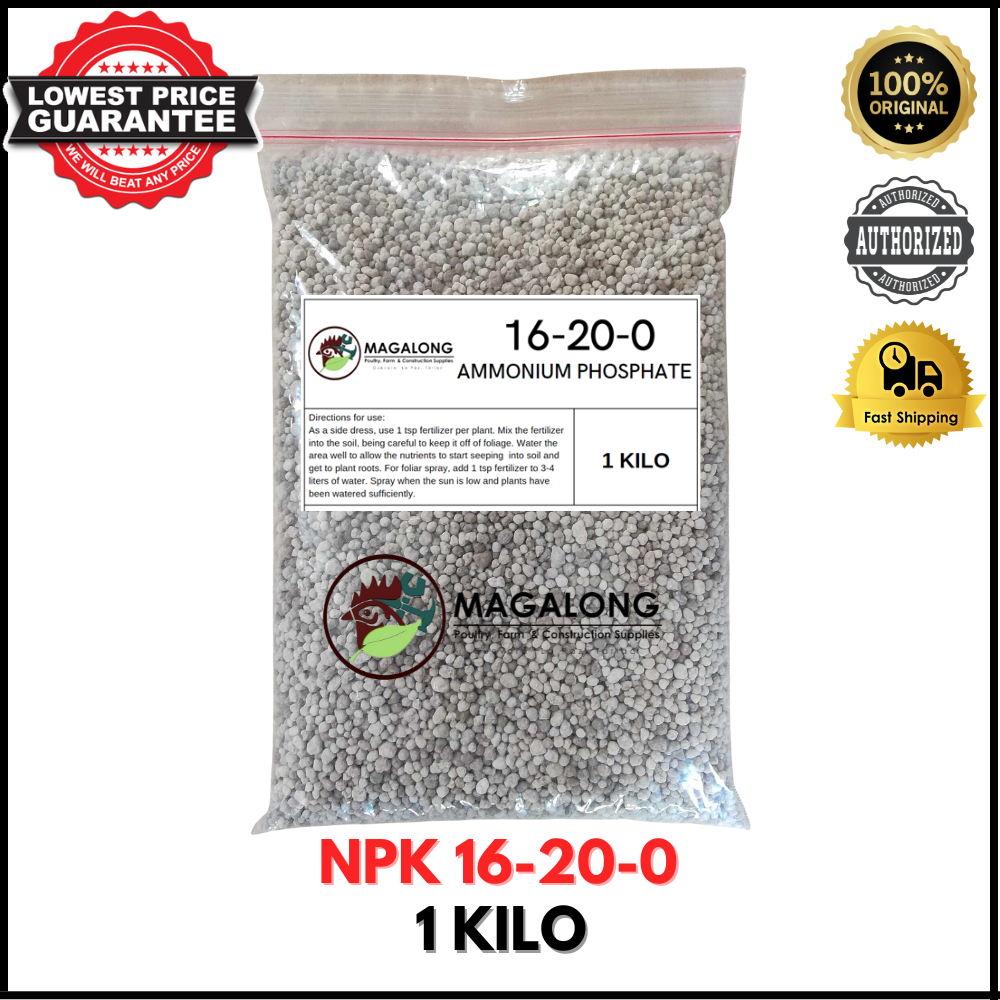 AMMONIUM PHOSPHATE FERTILIZER - NPK 16-20-0 - 1 KG | Shopee Philippines