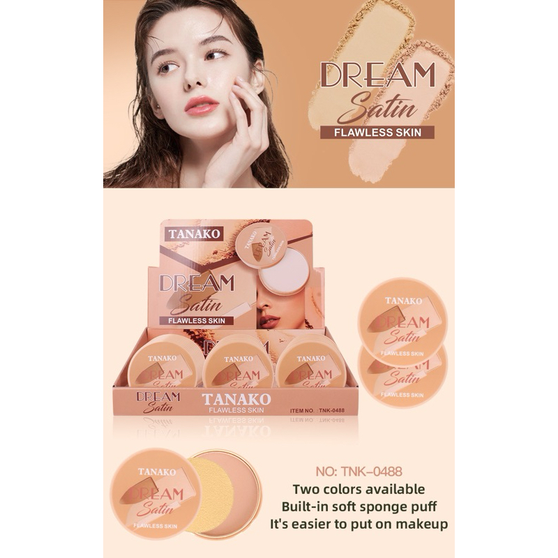 TANAKO FIT ME FACE POWDER 12H LONG-TERN OIL CONTROL SPF15 | Shopee ...