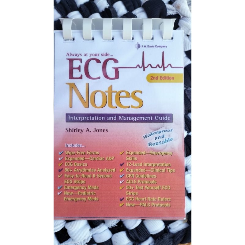 ECG notes 2nd edition pocket notes | Shopee Philippines