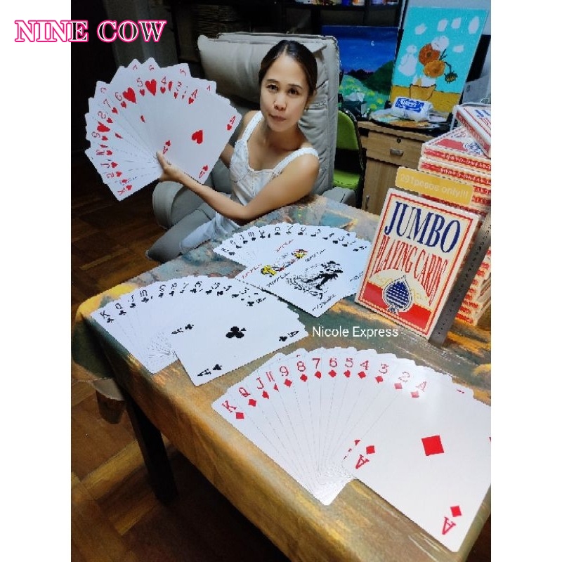 Jumbo Poker Playing Cards Classic Board Games For Kids Adults And ...