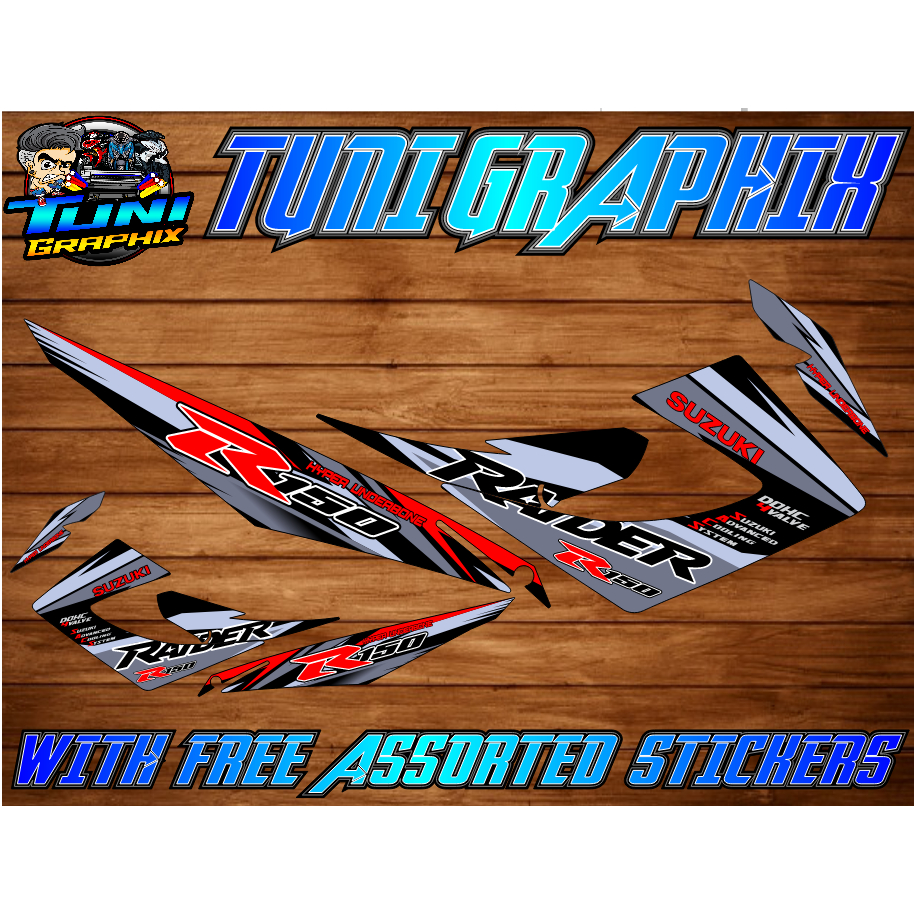 RAIDER 150 CARB 2024 STICKER DECALS | Shopee Philippines