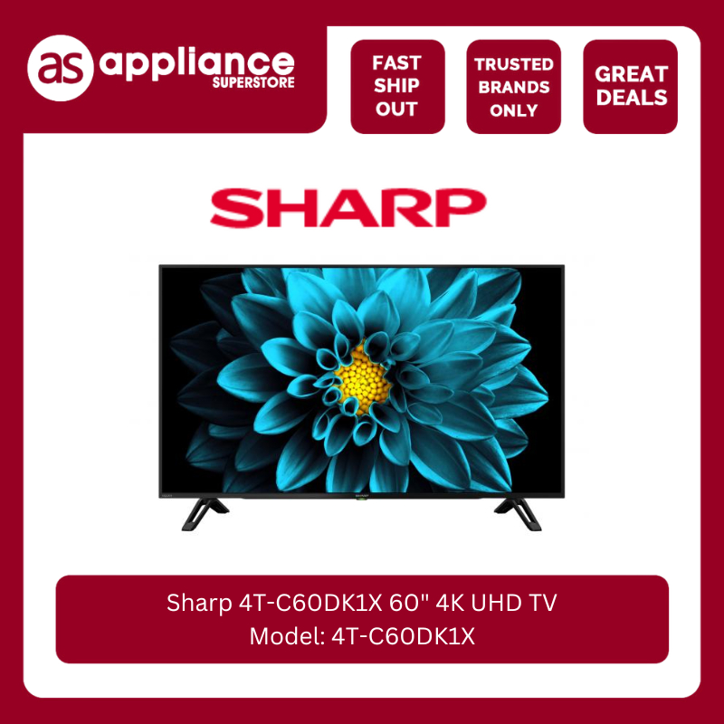 Sharp 4T-C60DK1X 60" 4K UHD TV | Shopee Philippines