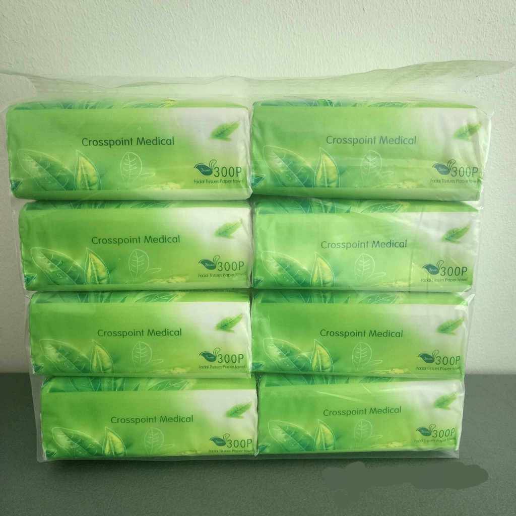 (300 sheets x 8 packs) Organic Green Tea Facial Tissue Paper 3 Ply ...