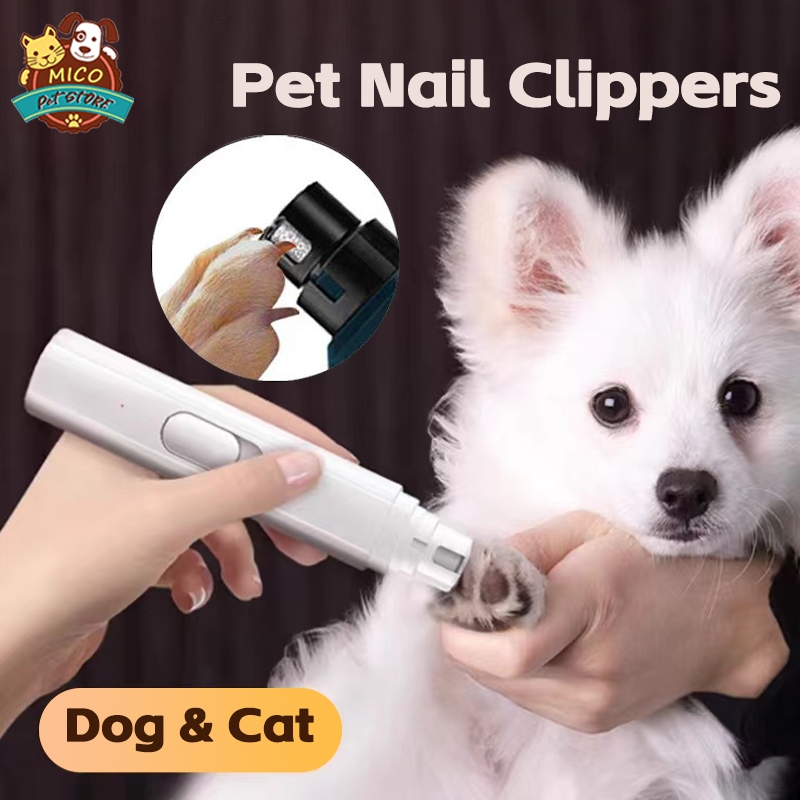 Pet Nail Grinder Nail Trimmer Painless Nail Clipper Battery and Charge ...
