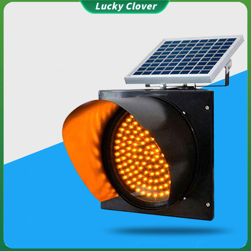 High Brightness LED Traffic Solar Signal Light Wireless Solar Traffic ...