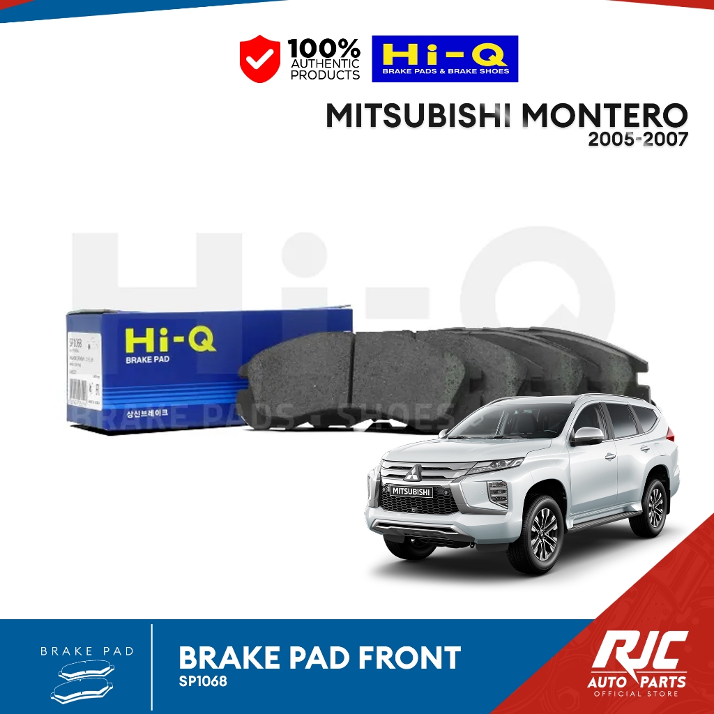 HI-Q BRAKE PAD MITSUBISHI MONTERO FRONT 2005-2007 SP1068 Montero 2005 ...