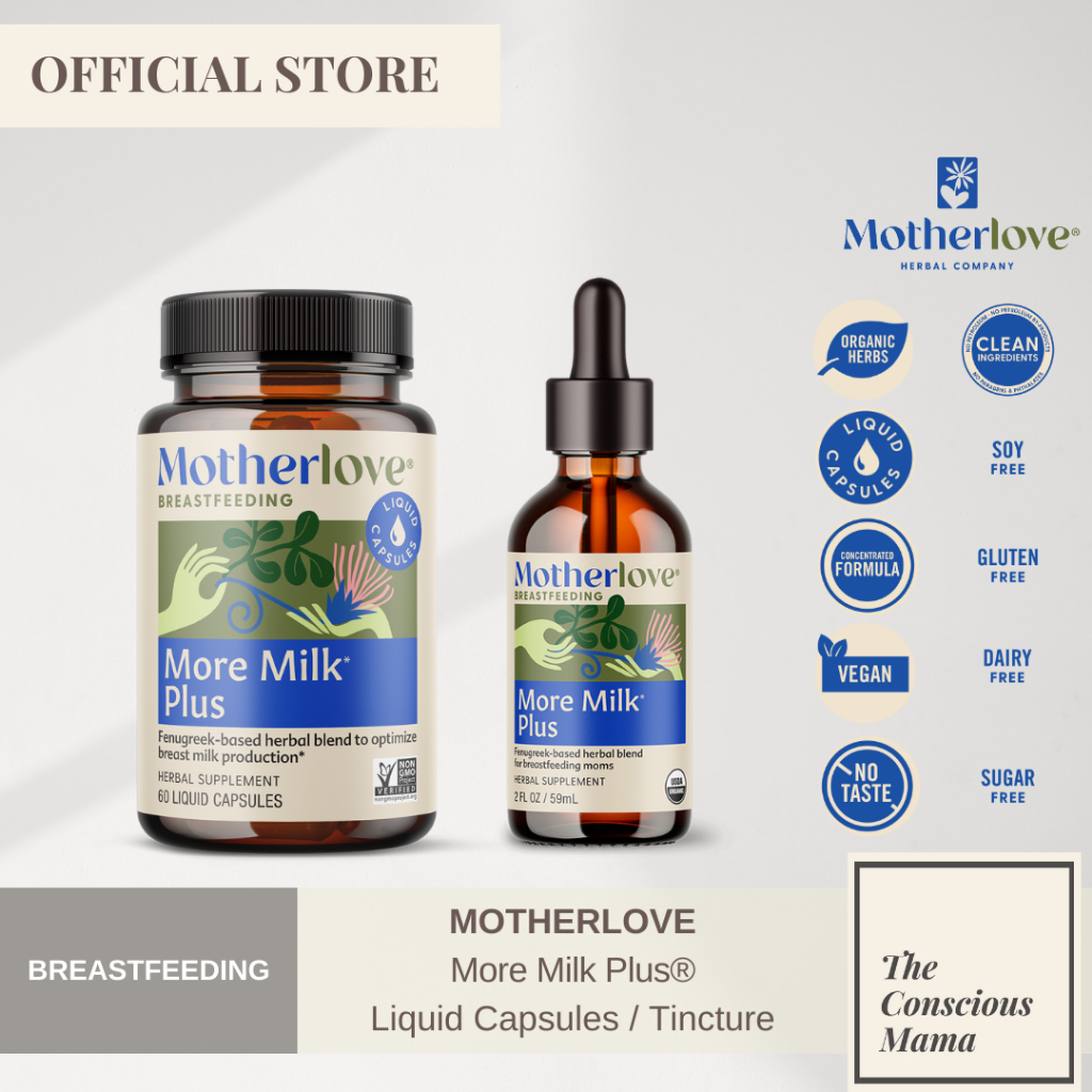 MOTHERLOVE - More Milk Plus® (Liquid Capsules / Traditional Tincture ...