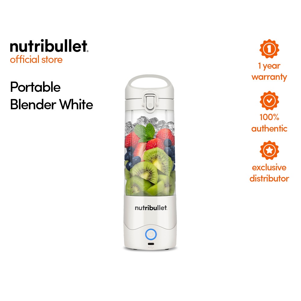 Nutribullet Portable Blender White | Shopee Philippines